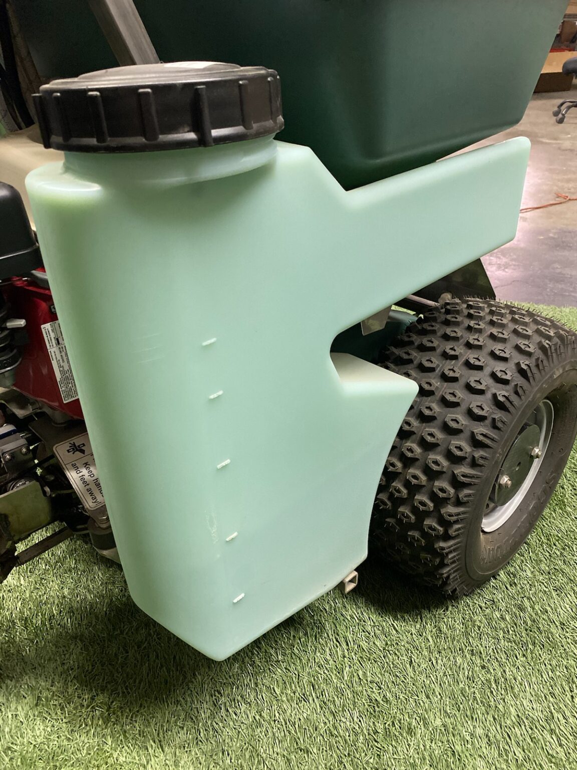 PermaGreen Triumph Ride-On Spreader Sprayer | Spray System