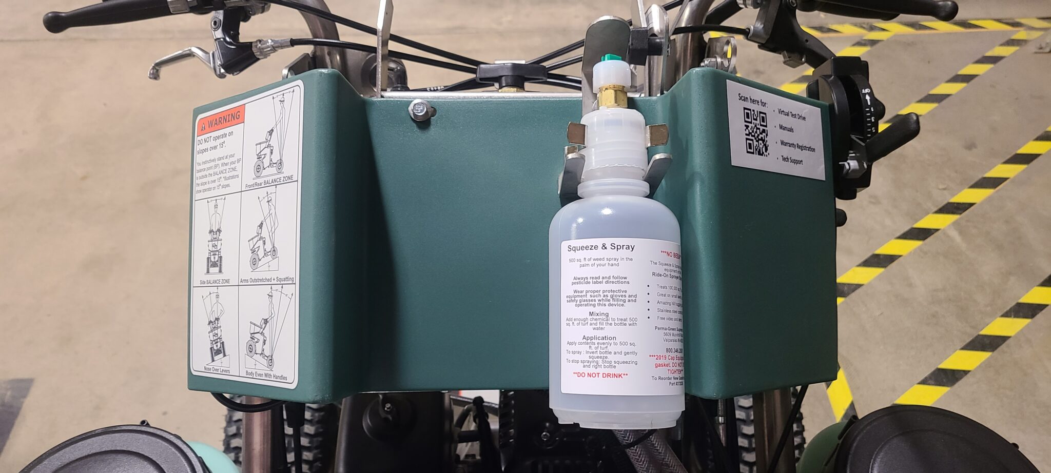 PermaGreen® Triumph Ride-On Spreader Sprayer | Features